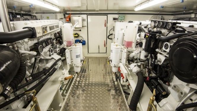 Strathearn Yacht - Engine Room — Yacht Charter & Superyacht News