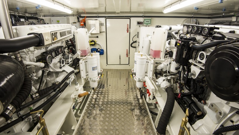 Strathearn Yacht - Engine Room — Yacht Charter & Superyacht News