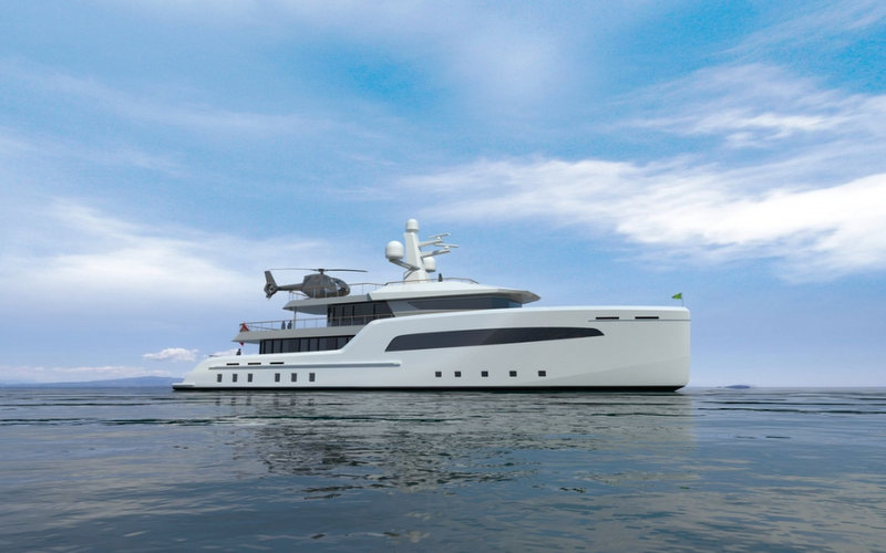 Luxury yacht ICE CLASS concept in white — Yacht Charter & Superyacht News