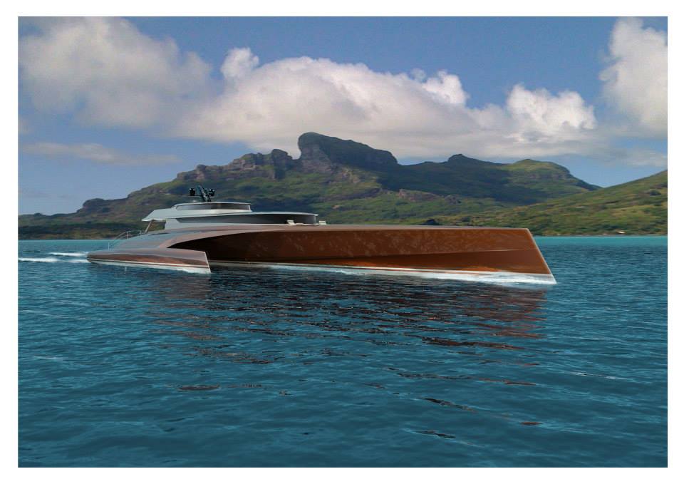 One 60m and two 53m power trimarans unveiled by Blue Coast Yachts ...