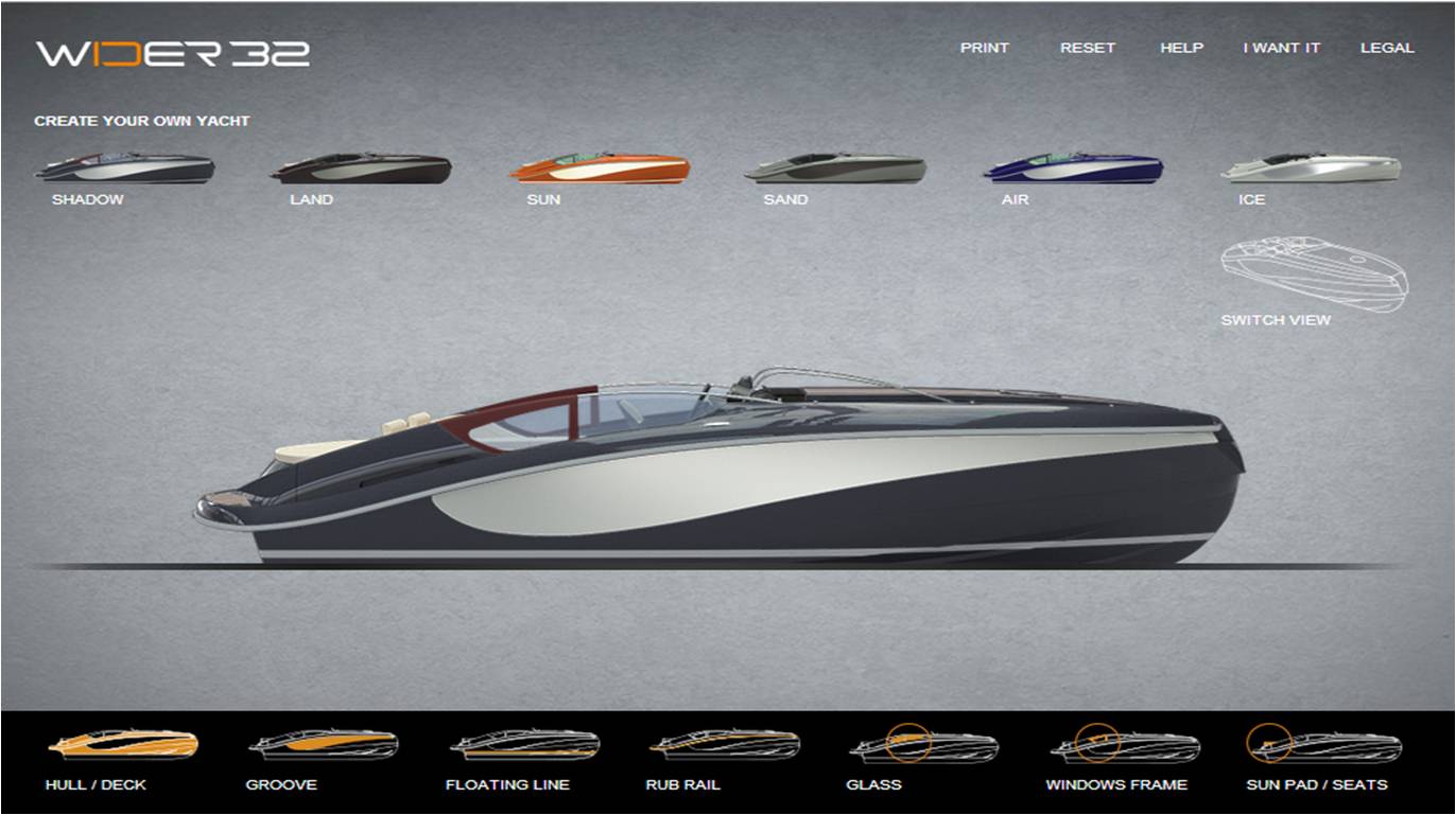 A WIDER 32’ luxury yacht tender configurator — Yacht Charter ...