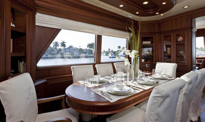 V97 Cruiser Yacht - Dining — Yacht Charter & Superyacht News