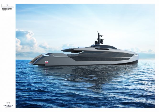 S533 SAETTA Tankoa yachts - rendering — Yacht Charter & Superyacht News