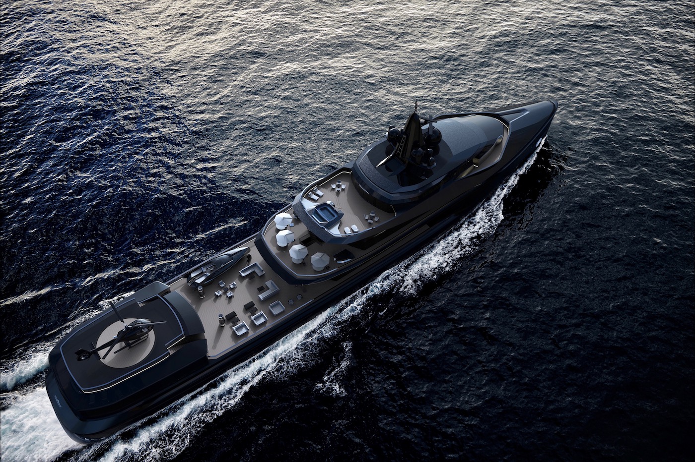 OCEANCO presents 105m/345ft expedition yacht concept ESQUEL at DIBS ...