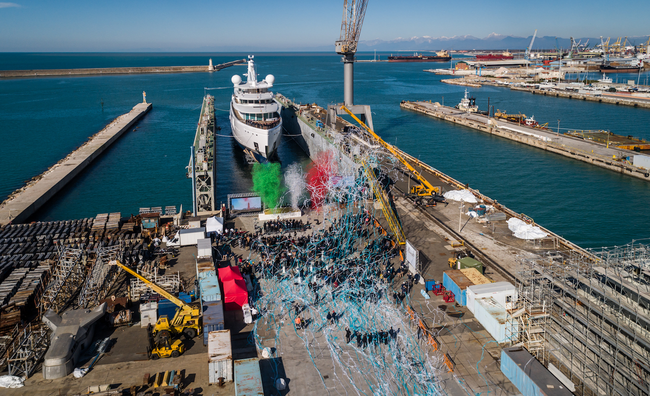 Benetti FB272 launched in Italy - Photo © Benetti — Yacht Charter ...