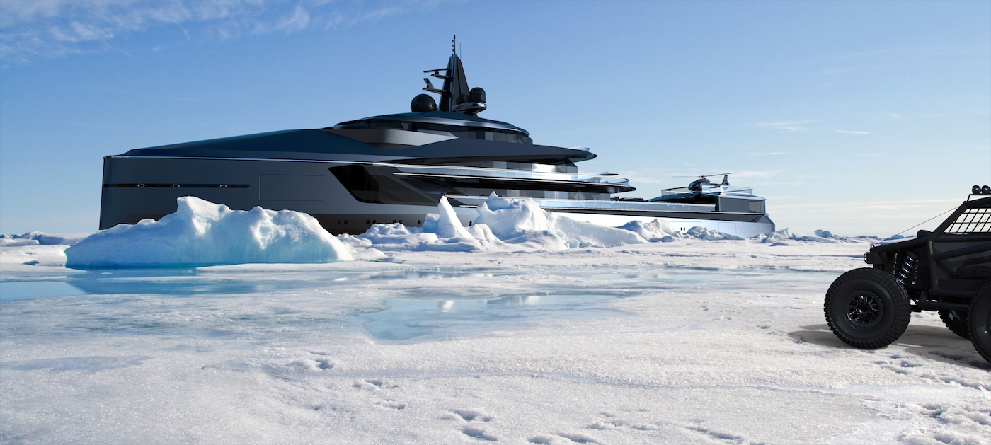OCEANCO presents 105m/345ft expedition yacht concept ESQUEL at DIBS ...