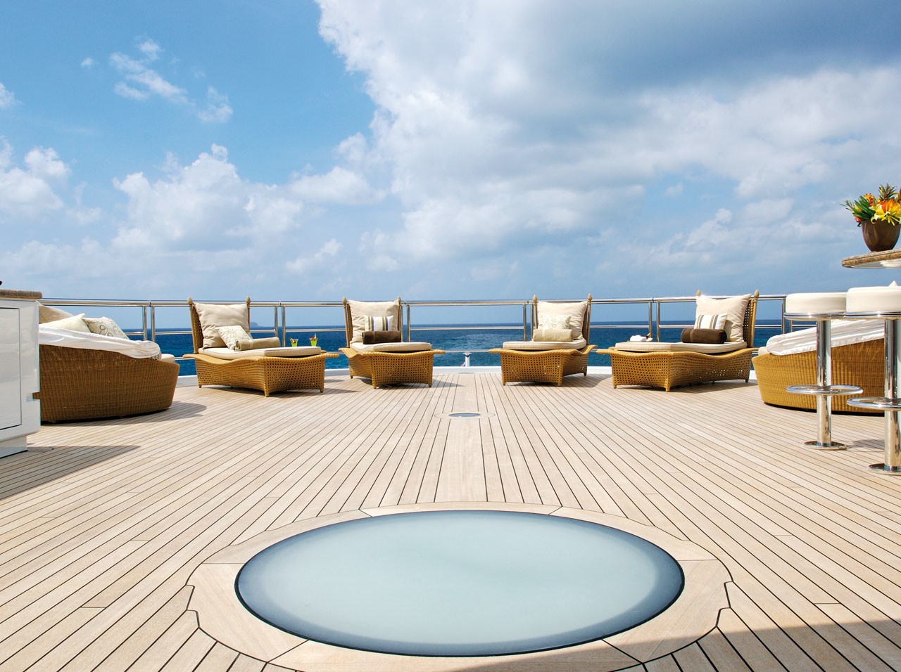 Sunbathing area — Yacht Charter & Superyacht News