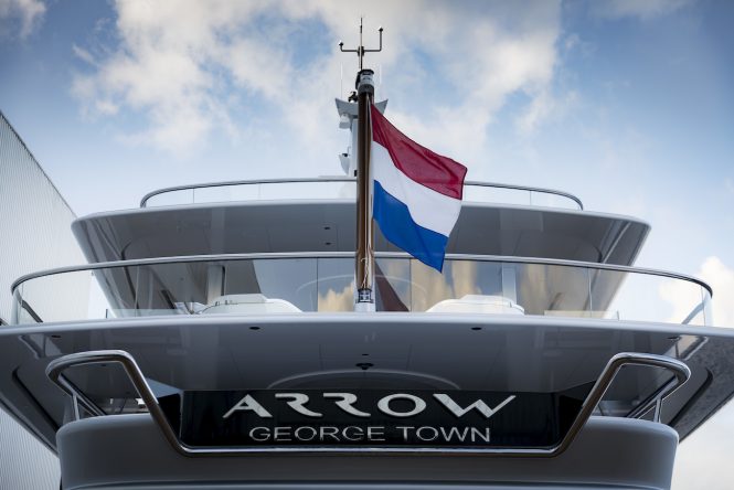 Spectacular 75m Feadship yacht ARROW christened ahead of 2020 summer ...