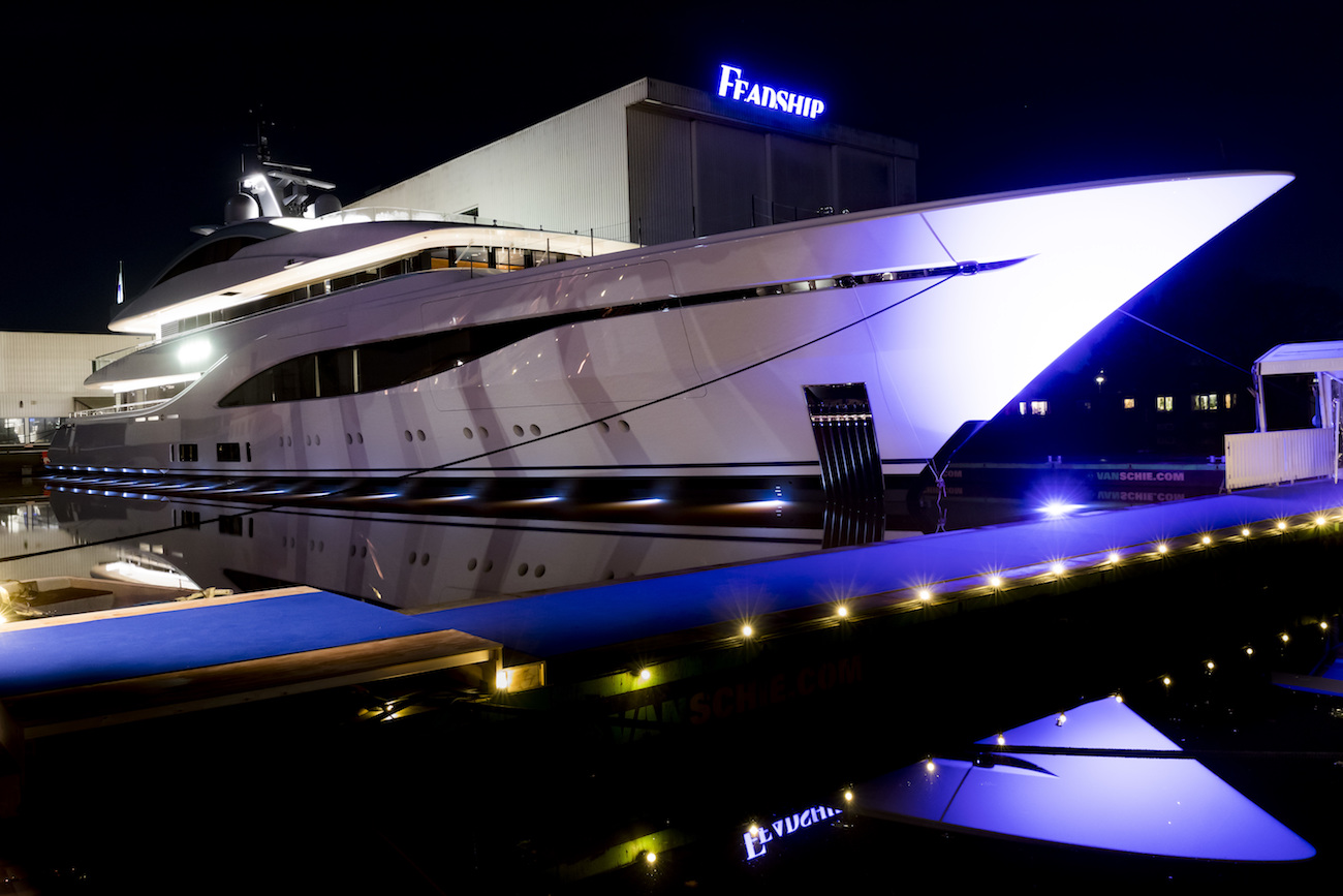 ARROW ready for christening - Photo © Feadship — Yacht Charter ...