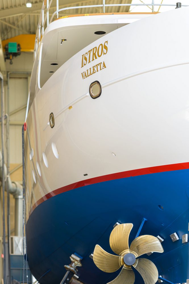 1950s classic motor yacht Istros nears rebuild completion at Feadship ...