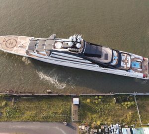 Mega yacht NORD (ex Opus) on the first sea trials — Yacht Charter ...