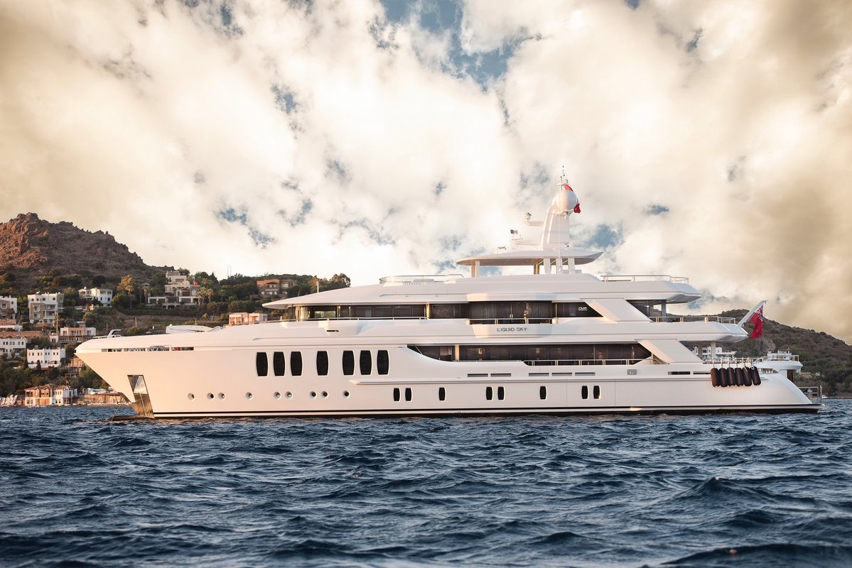 LIQUID SKY Superyacht Is An Excellent Choice For Med Charters Yacht