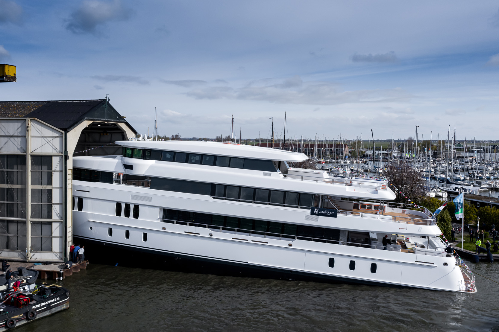 61m superyacht Project YN251 by Hakvoort -Photo © Tom van Oossanen ...