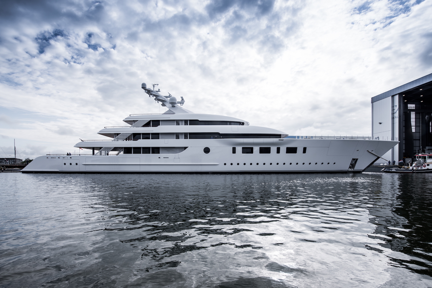 95m Feadship superyacht BLISS launched © Feadship — Yacht Charter ...