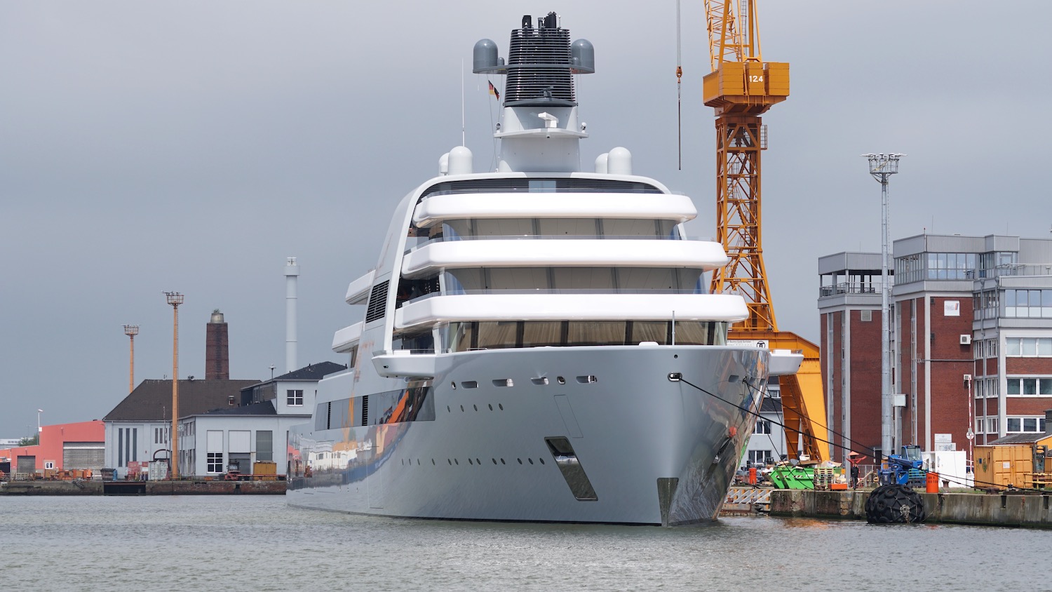 In pictures: 140m mega yacht SOLARIS before delivery departure — Yacht ...