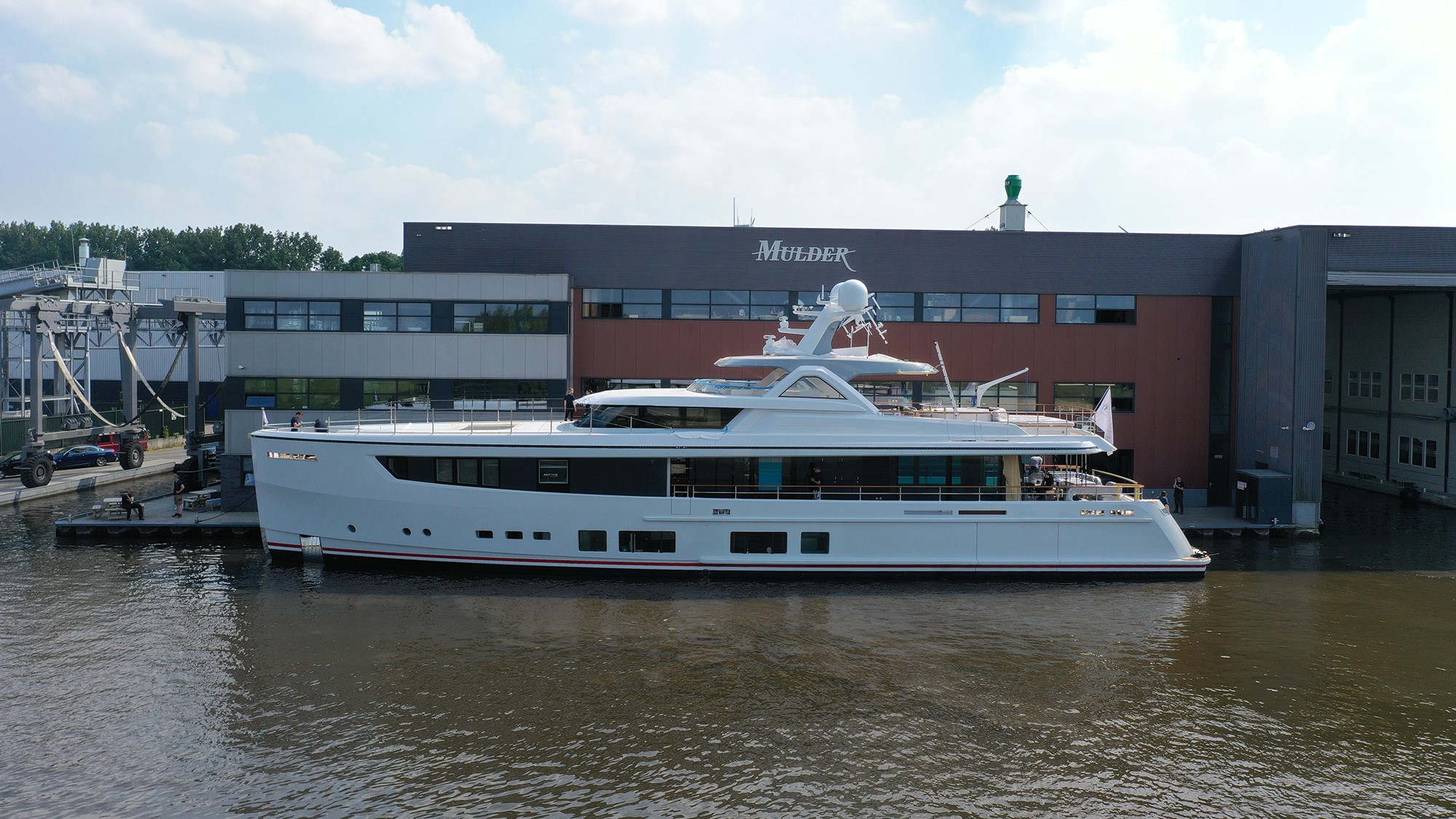 Mulder motor yacht WILDCARD launched © Mulder Shipyard — Yacht Charter ...