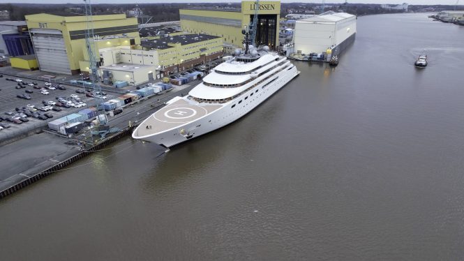 Lürssen launches 160-metre luxury mega yacht Project Blue — Yacht ...