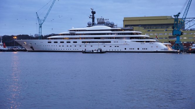 Lürssen launches 160-metre luxury mega yacht Project Blue — Yacht ...