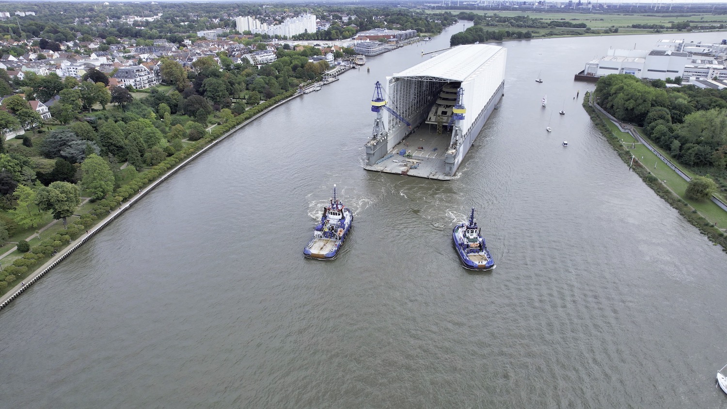 Aerial view of Dilbar yacht in the dock - Photo © DrDuu — Yacht Charter ...