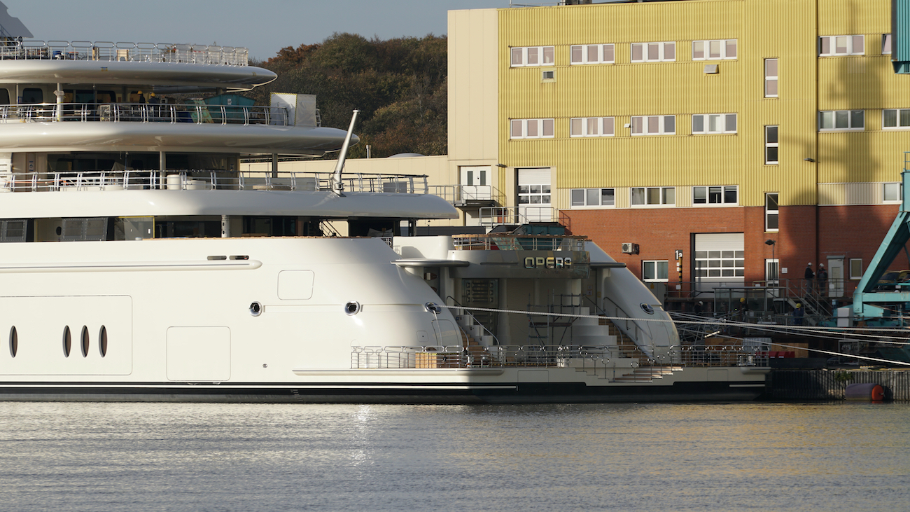 Lurssen mega yacht project OPERA - Photo © DrDuu — Yacht Charter ...