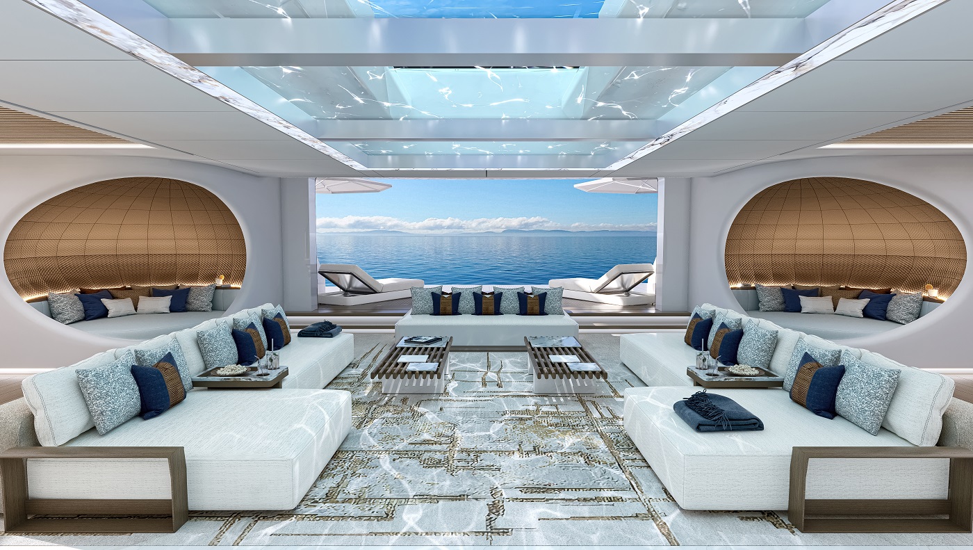 Beach club interior — Yacht Charter & Superyacht News